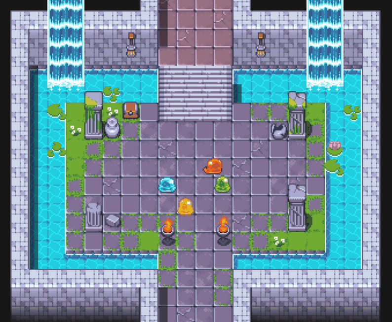 RPG asset tileset dungeon crawler pack (Super Retro World by Gif) by Gif