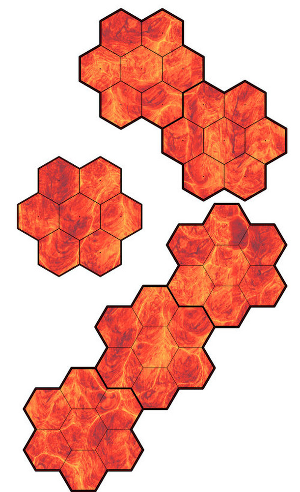 Lava PnP and digital hex tiles by Amadanb