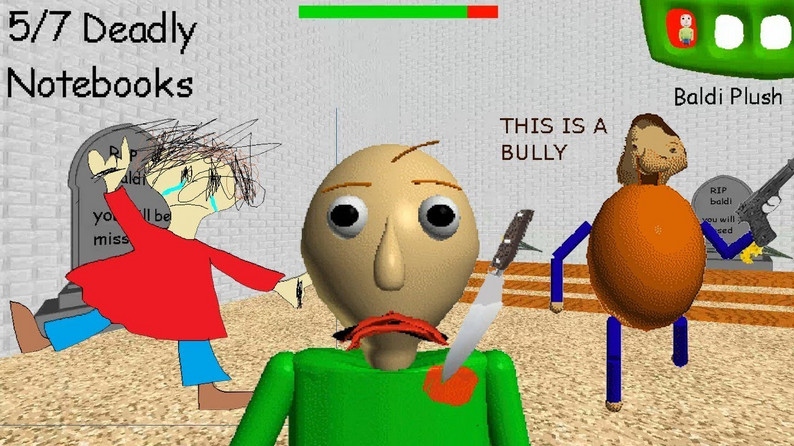 Baldi's Basics: Baldi DIES: Reborn by BlackeDude