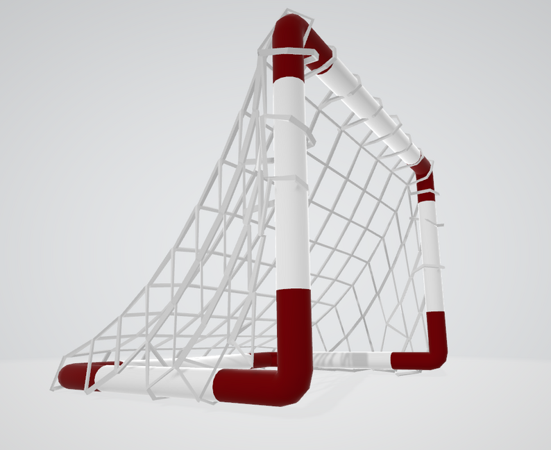 3D Soccer goal by KumaSousa