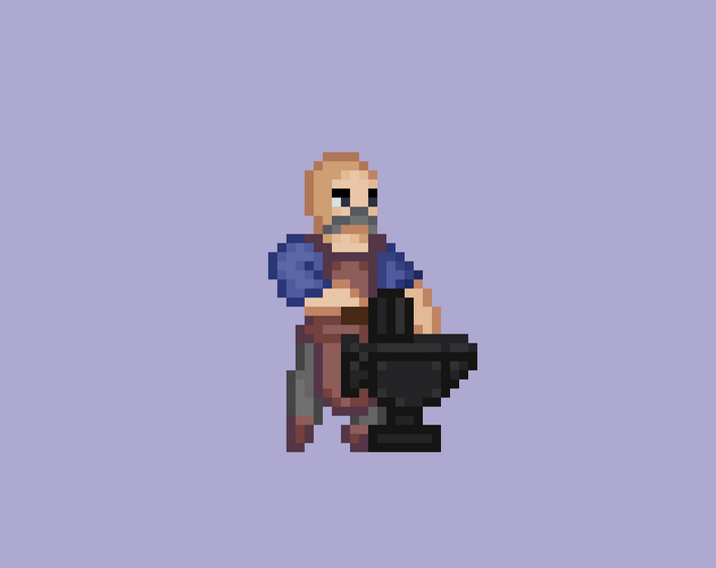 FREE Pixel Art Blacksmith :MoonRoar Asset Series: Codename Yanes by ...