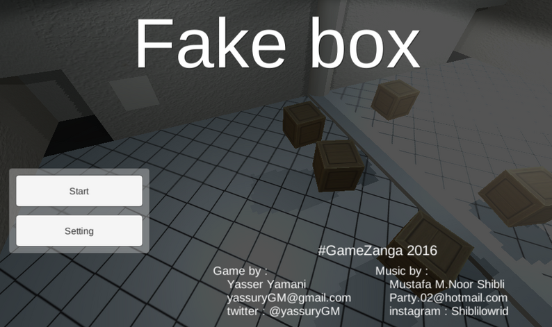 Fake box by Yasser Yamani