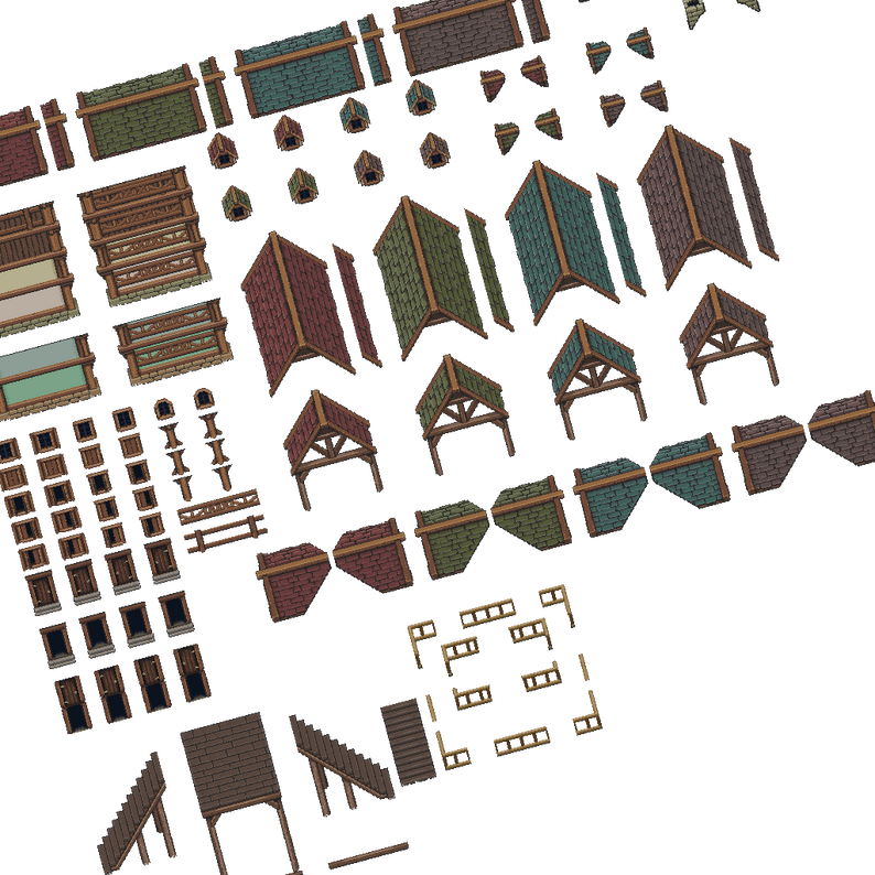 RPG Buildings and Interriors HOUSES by Szadi art.