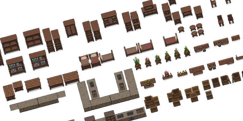 RPG Buildings and Interriors HOUSES by Szadi art.