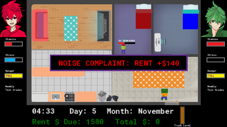 ULTIMATE ROOMMATE SIMULATOR by Anemone, Vincent Levy
