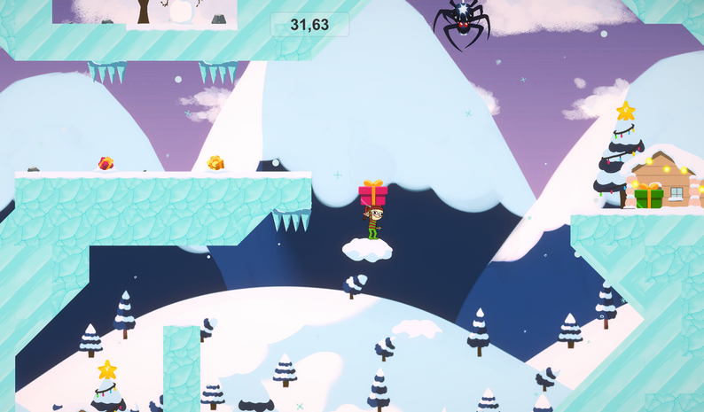 Delivery Elf - Christmas Game 2D Puzzle Platformer by Winter Mushroom Games