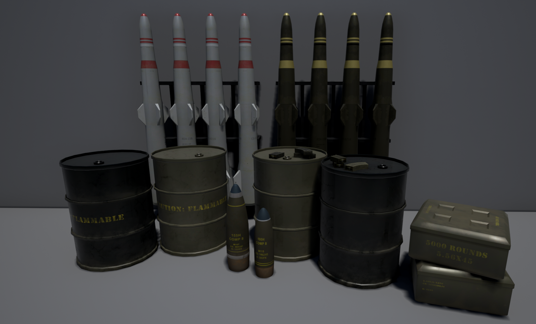 JAC3D Military Props Pack by JAC3D