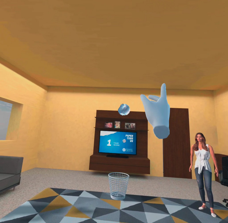 Paper Toss VR by semanticcreation