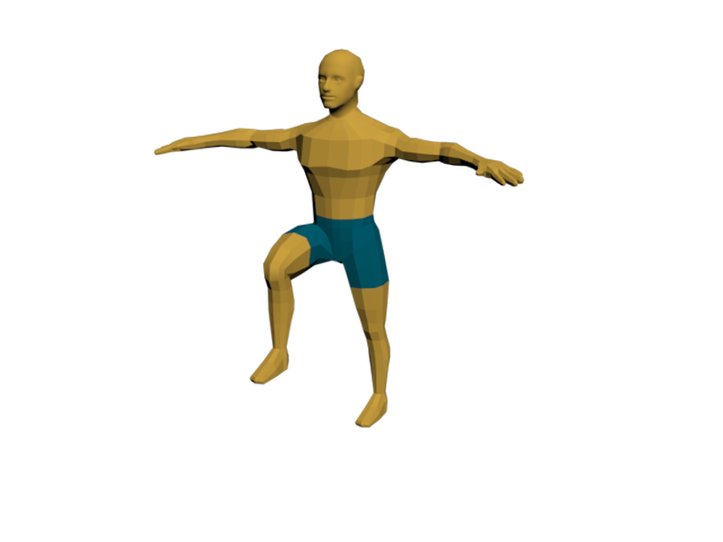 3D Low Poly Rigged Human Model by MAK Games