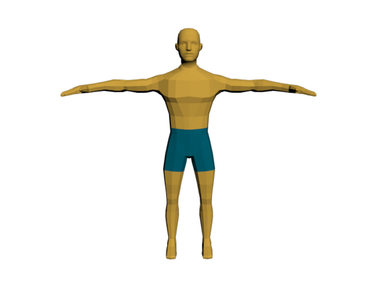 3D Low Poly Rigged Human Model by MAK Games