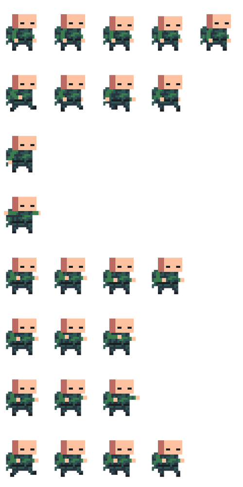 Pixel art animated characters pack by iPixl