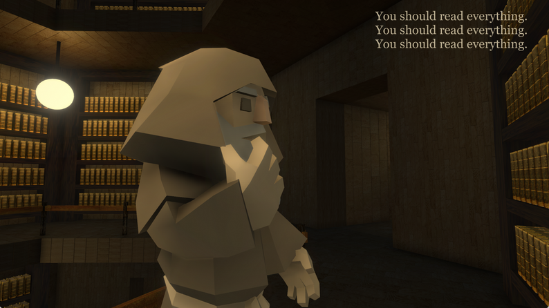 Library of Babel 3D by Keiwan