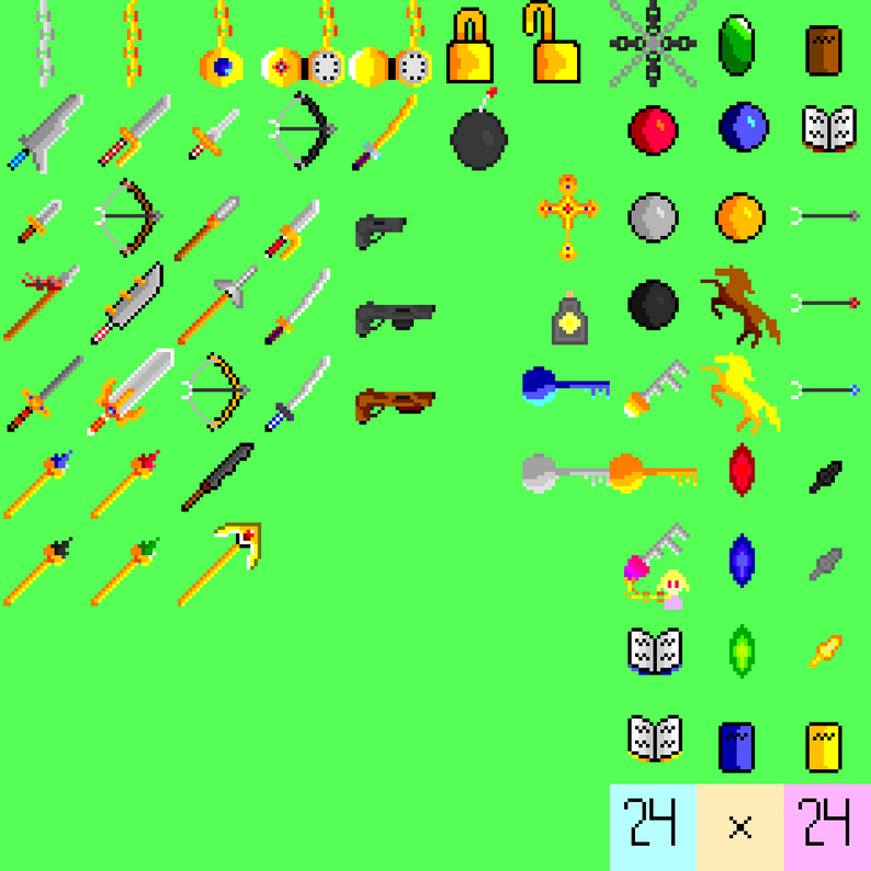 RPG Maker XP - MV - MZ Icons 60+ by After Hour Studio