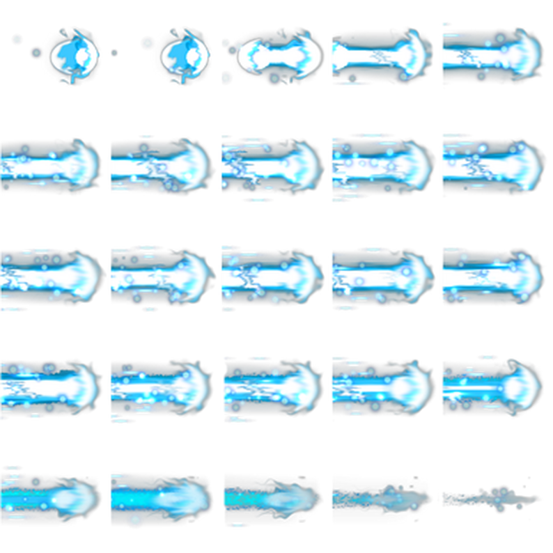 RPG MAKER MV Animation - Kameha Beam by ManuGamingCreations