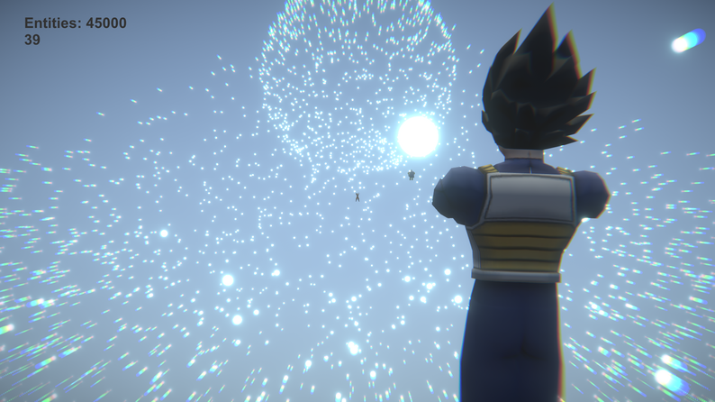 Unity3D ECS Dragonball Z Demo! by Jabrils