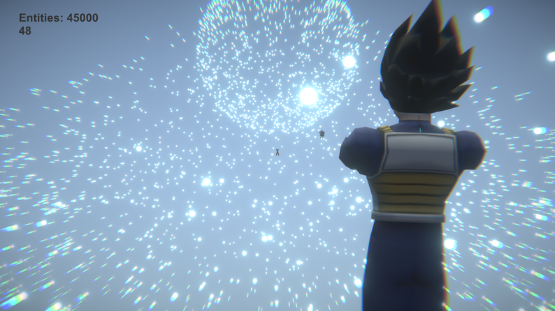 Unity3D ECS Dragonball Z Demo! by Jabrils