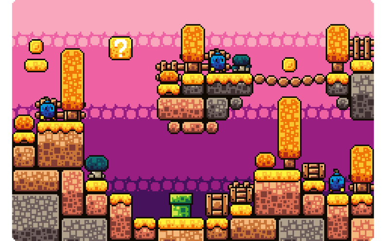 Four seasons platformer sprites by Kevin's Mom's House