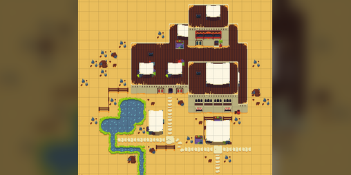 Desert Oasis Tile Set by CuddlyClover