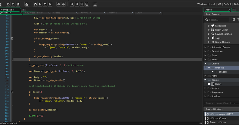 Firebase - GameMaker Source Code by Bukmand
