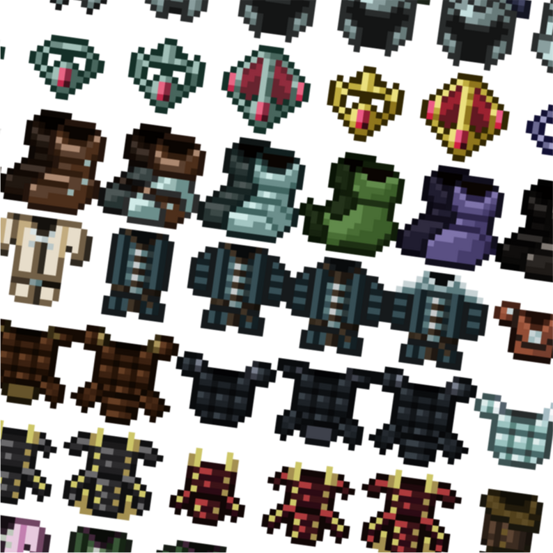 FREE RPG Icon Pack - 100+ Accessories and Armor - Clockwork Raven ...