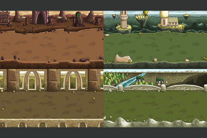Free Elven Land 2D Battle Backgrounds by Free Game Assets (GUI, Sprite ...