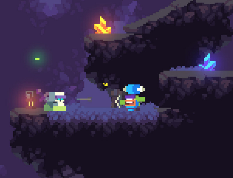 Free Platformer Pixel Art Assets by Wishforge