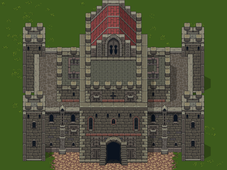 RPG Buildings and Interriors CASTLE by Szadi art.