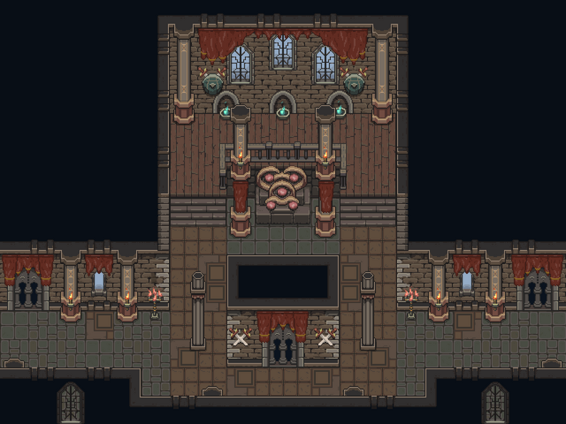 RPG Buildings and Interriors CASTLE by Szadi art.