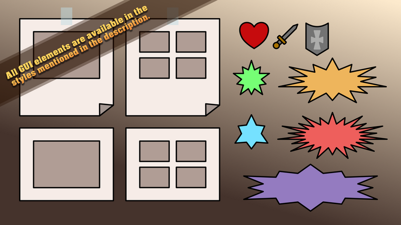 Free Simple GUI - All 16 Styles by Cryptogene