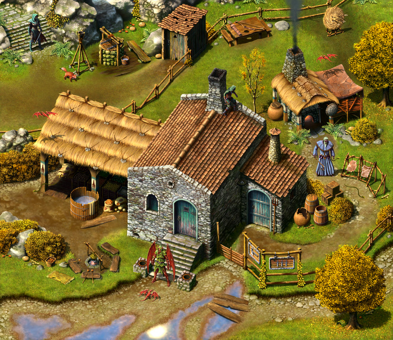 2d isometric maps / pack - fantasy by fedan_marian