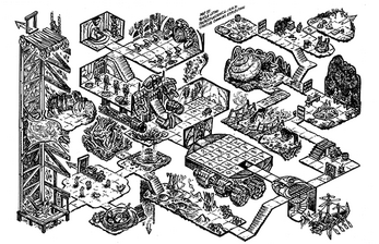 Map Pieces by Map Crow