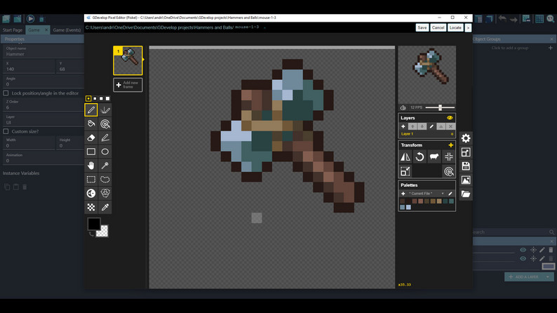 Simple Gdevelop Game Template by Wishforge