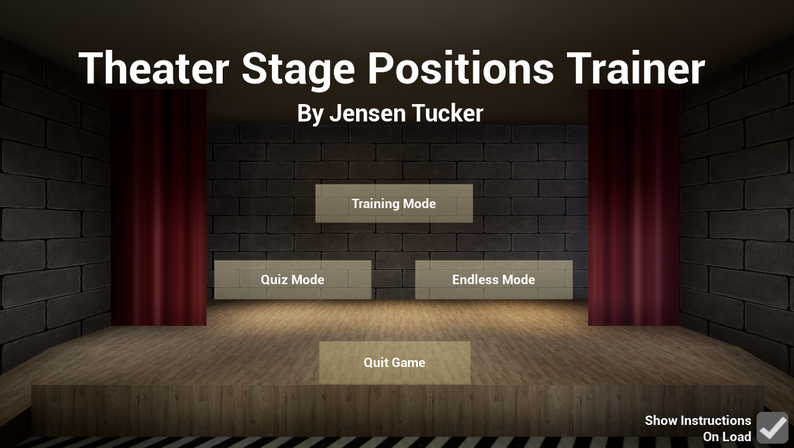 Theater Stage Position Trainer by Jensen Tucker