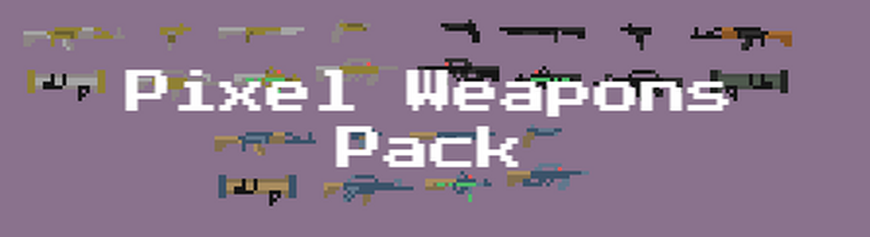 2D pixel weapons by Digital Realms Studio