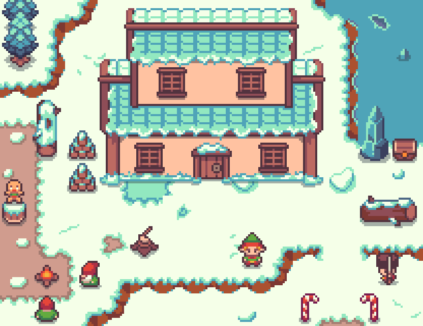 RPG snow tileset by Franuka