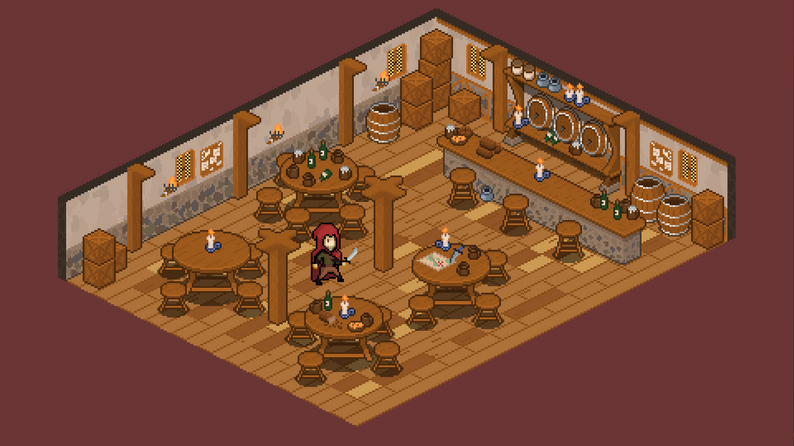 Vledic's Pixel RPG Tiles - Tavern by Vledic