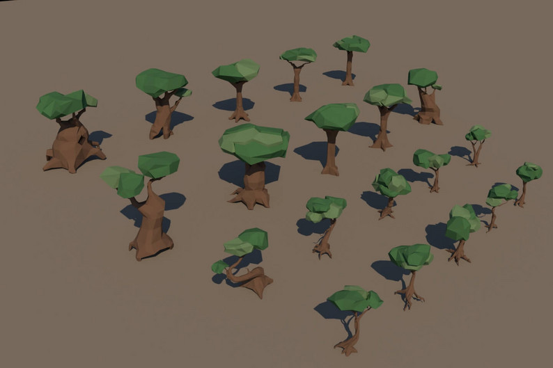 Tree 3D Low Poly Pack by Free Game Assets (GUI, Sprite, Tilesets) Tree 3D Low Poly Pack by Free Game Assets (GUI, Sprite, Tilesets)