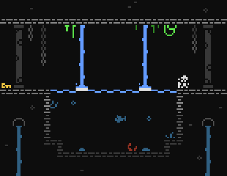 Chroma Noir - 8x8 Platformer Assets (1Bit) by VEXED