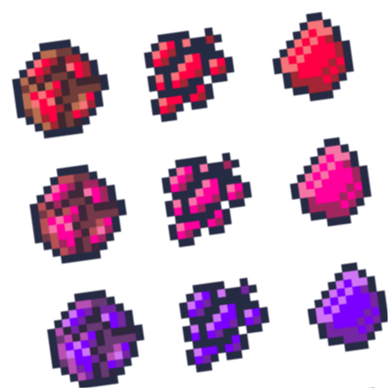 RPG Icon Pack - Jewels and Gems by Clockwork Raven