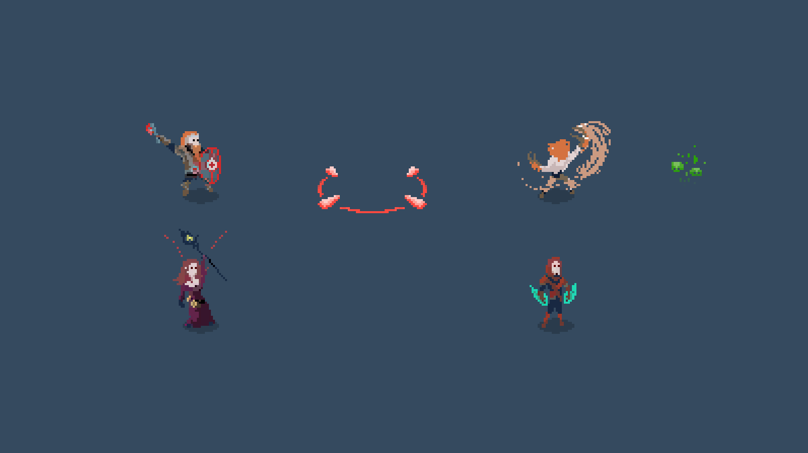 Pixel Art Top-Down RPG Characters by afgameassets