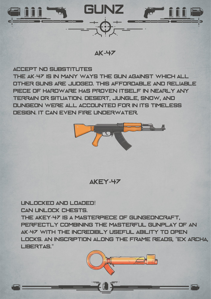 Enter The Gungeon Ammonomicon Fan Art Book by Black Duck Overlord