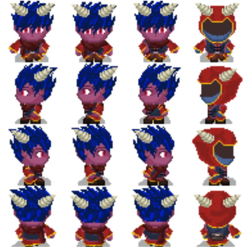 Pixel Art Characters - Demon Pack by Clockwork Raven