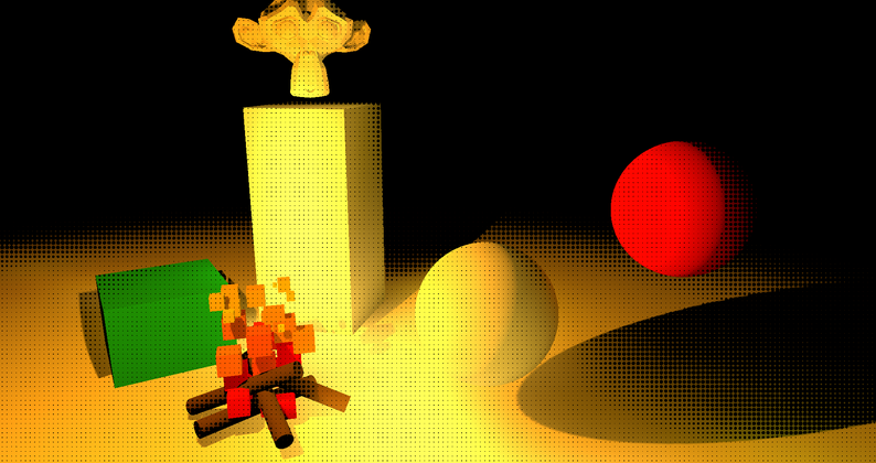 Half-Tone Comic Shader for Godot by Zacksly