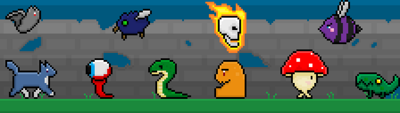 Monster Sprite Pack by Mistress Tigeress