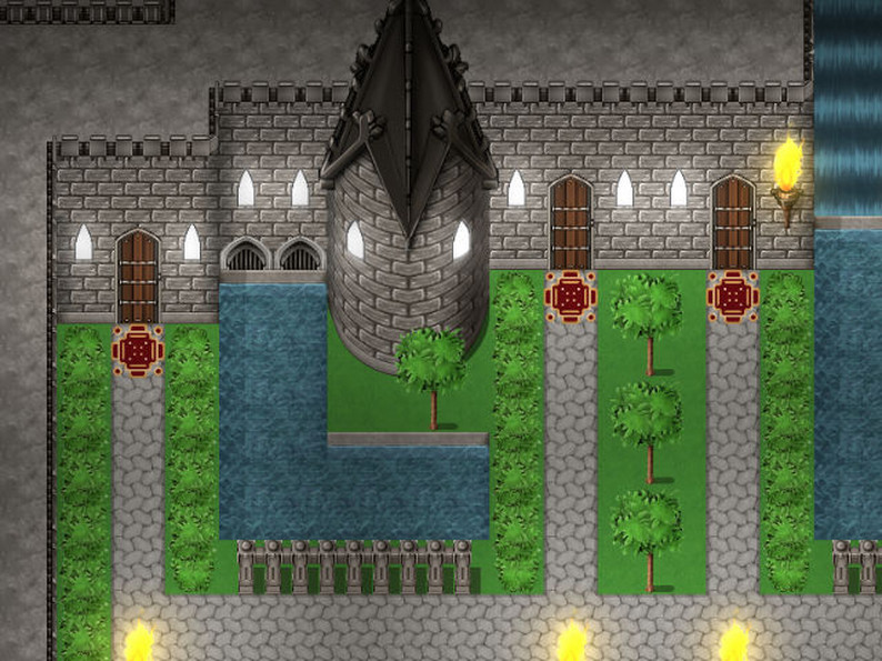 KR Royal Fortress Castle Tileset for RPGs by Kokoro Reflections