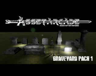 Asset Arcade Graveyard Pack 1 by loraggames