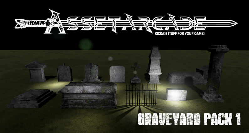Asset Arcade Graveyard Pack 1 by loraggames