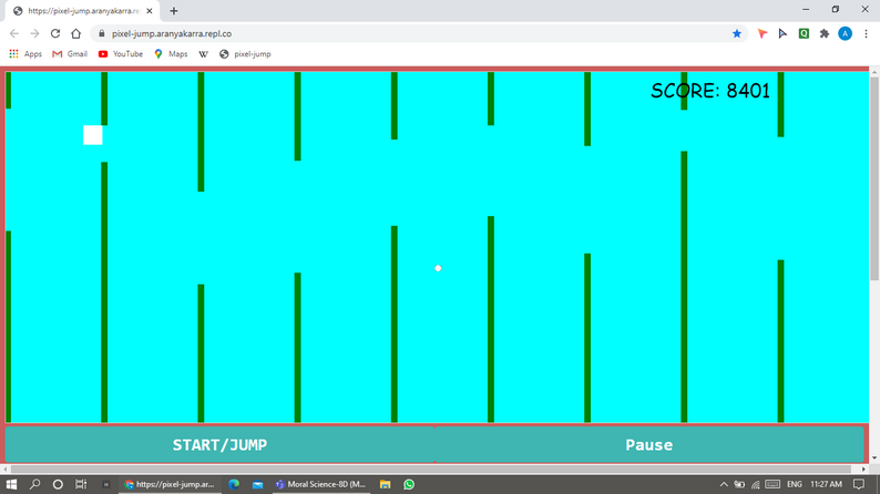 Pixel Jump by Aranyakarra