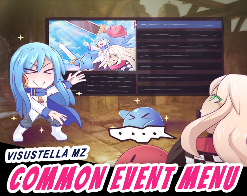Common Event Menu plugin for RPG Maker MZ by VisuStellaMZ
