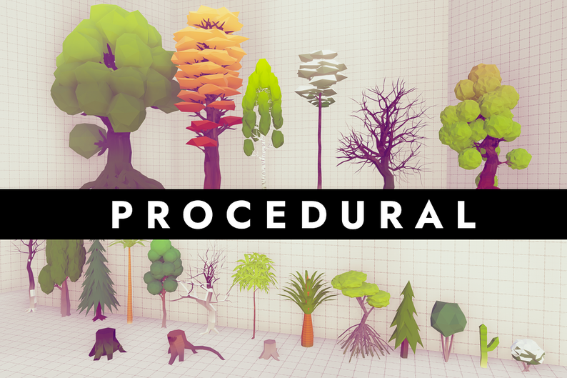 TREEGEN 2023 - procedural tree generator by Wiskered